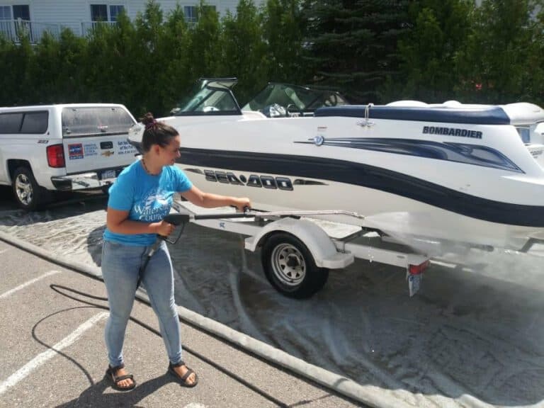 Mobile Boat Washing - Tip of the Mitt Watershed Council